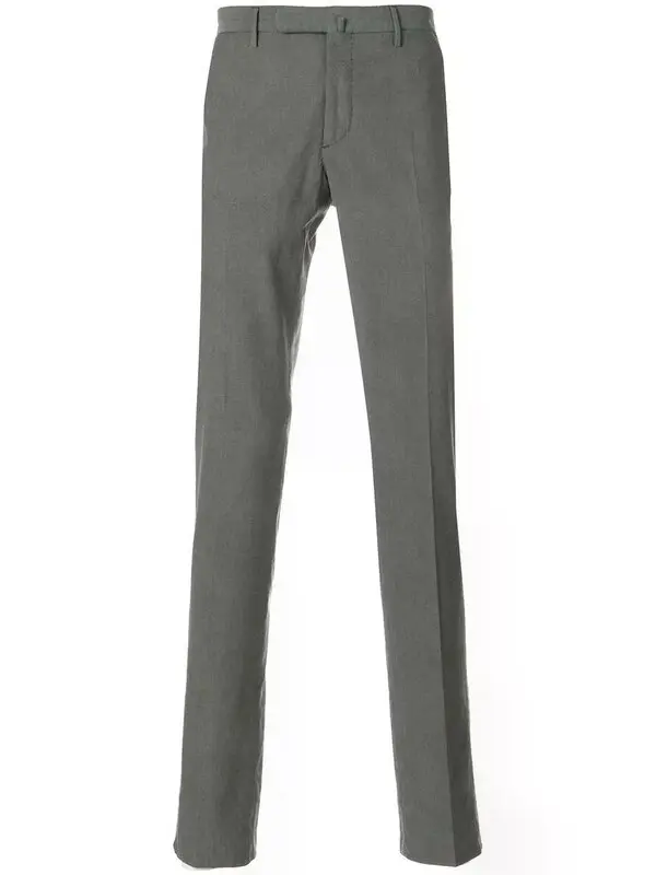 Incotex Woven Tailored Trousers - Grey