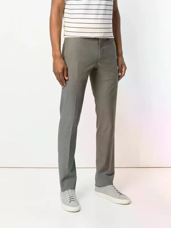 Incotex Woven Tailored Trousers - Grey