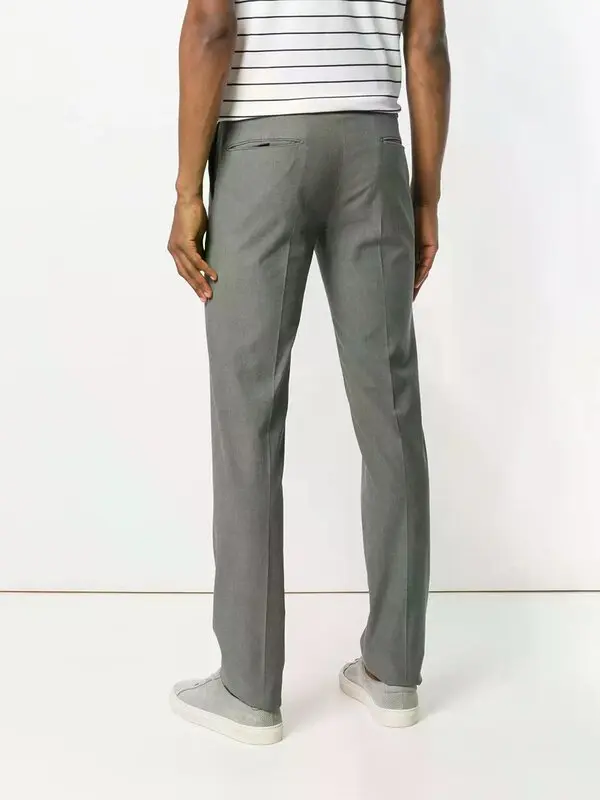 Incotex Woven Tailored Trousers - Grey