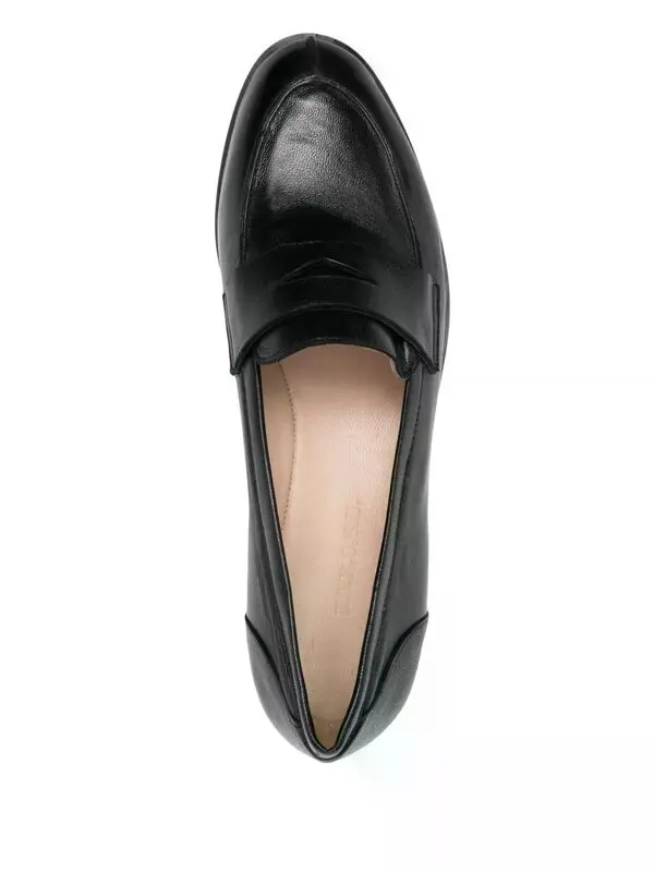 P.a.r.o.s.h Leather Loafers - Black