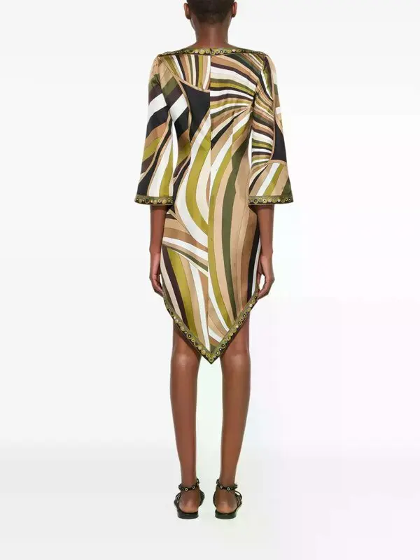 Emilio Pucci Iride-print Silk Dress