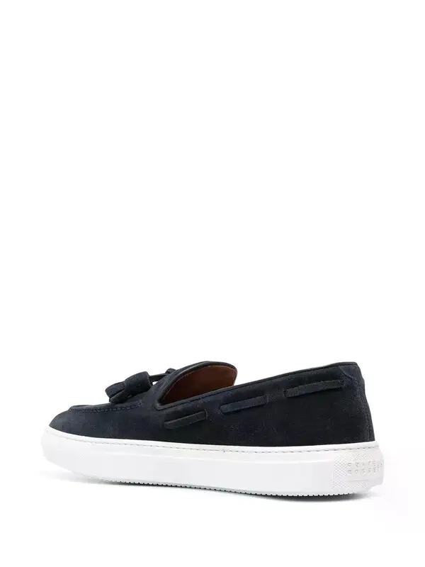 Fratelli Rossetti Front Tassel Loafers - Blue
