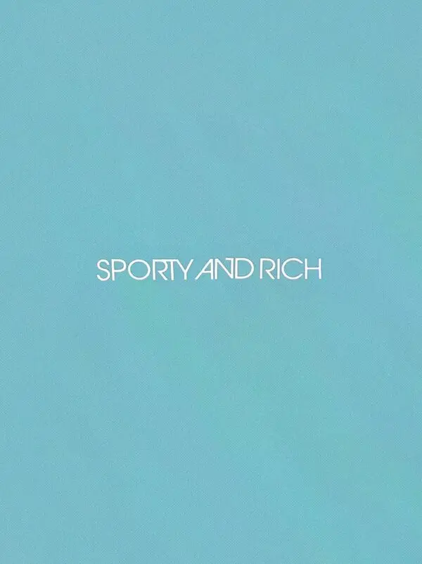 SPORTY & RICH Logo-print Biker Shorts