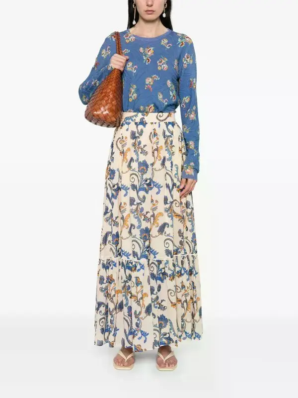 Etro Paisley-print Maxi Skirt