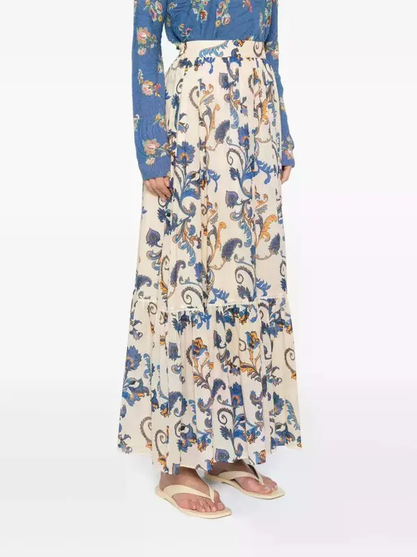 Etro Paisley-print Maxi Skirt