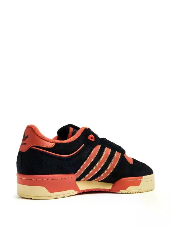 Adidas Rivalry 86 Lace-up Suede Sneakers - Black