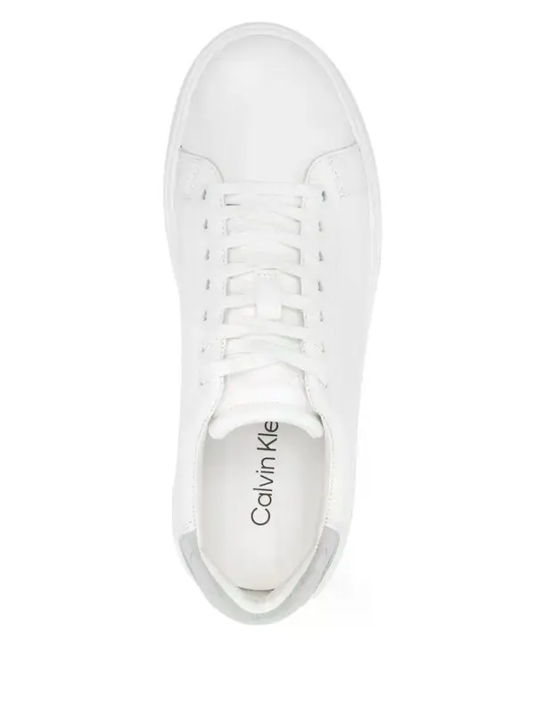 Calvin Klein Leather Lace-up Sneakers