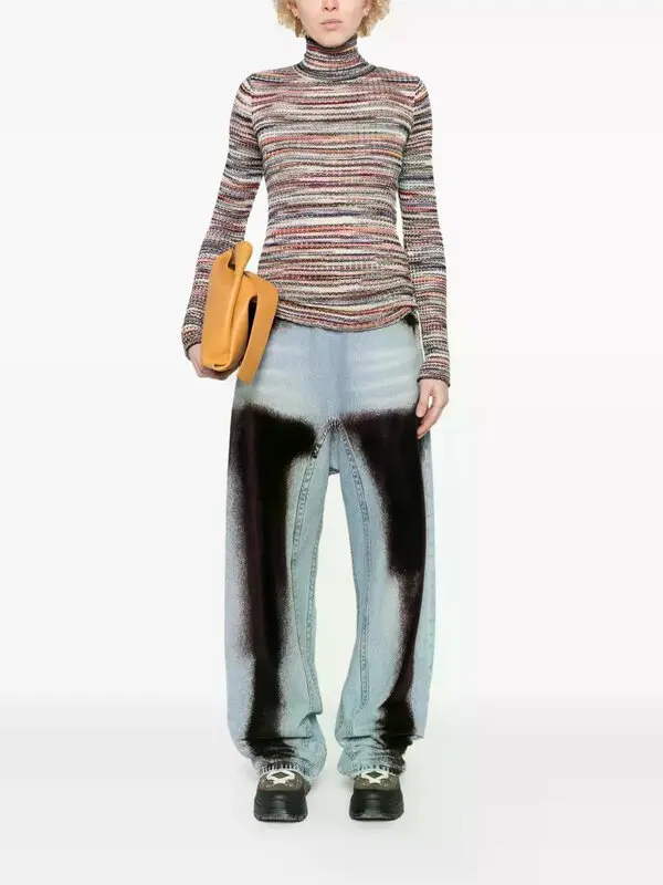 Missoni Striped Knit Sweater - Pink