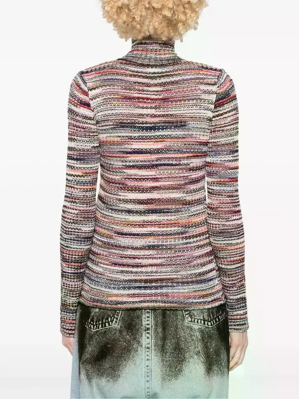 Missoni Striped Knit Sweater - Pink