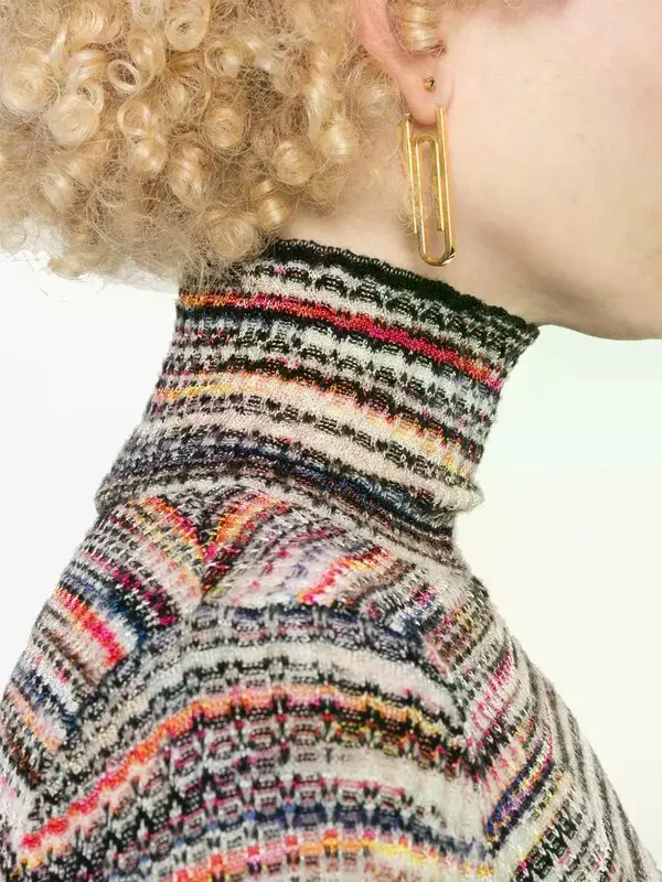 Missoni Striped Knit Sweater - Pink