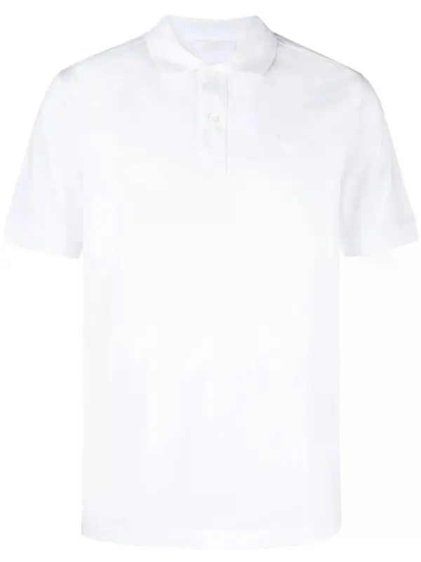 Prada Piqué Polo Shirt - White