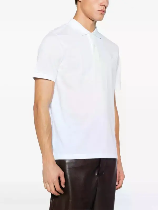 Prada Piqué Polo Shirt - White