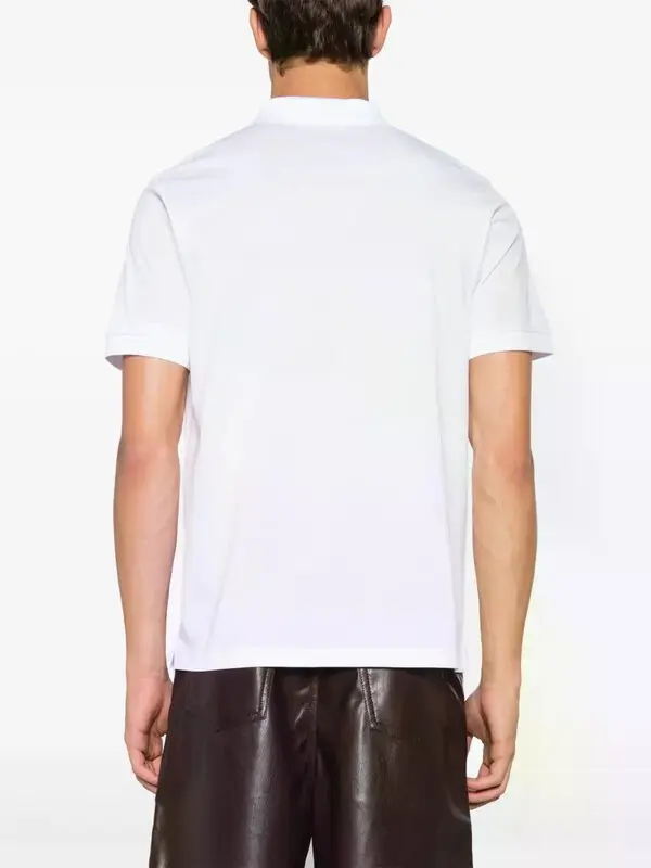 Prada Piqué Polo Shirt - White