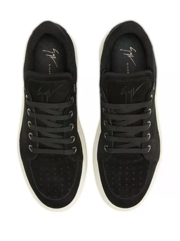 GIUSEPPE ZANOTTI Gz94 Lace-up Low-top Sneakers - Black