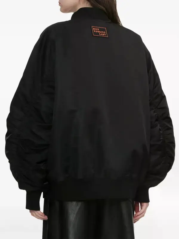 A BATHING APE Logo-patch Bomber Jacket