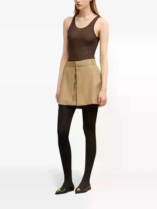 AMI Paris Panelled Mini Skirt