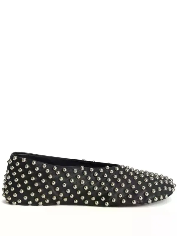 JIL SANDER Studded Ballerina Shoes