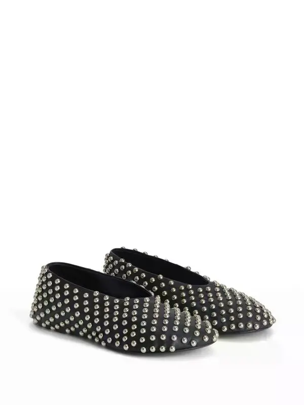 JIL SANDER Studded Ballerina Shoes