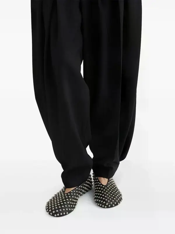 JIL SANDER Studded Ballerina Shoes