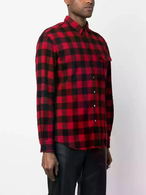 Dsquared2 Check-pattern Wool-blend Shirt