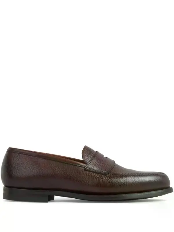 Crockett & Jones Leather Loafers