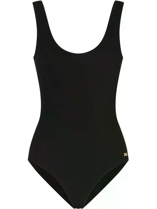 Dolce & Gabbana Logo-tag Scoop-back Swimsuit