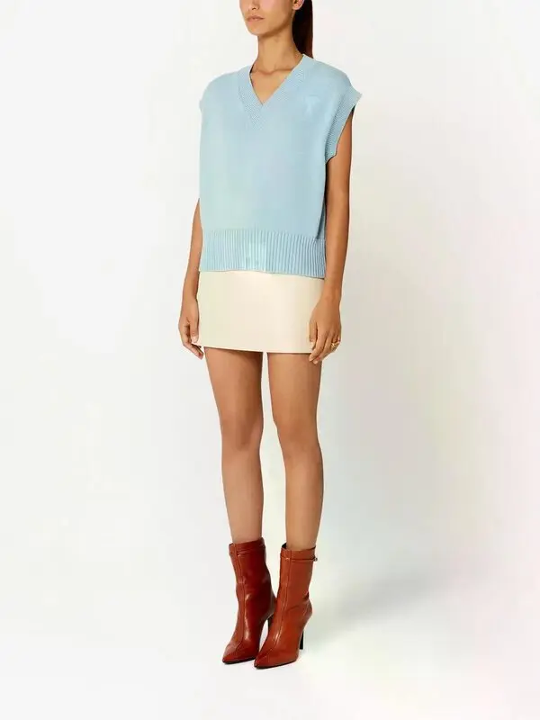 AMI Paris De Coeur V-neck Vest