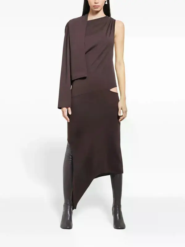 COURREGES Draped Cut-out Dress