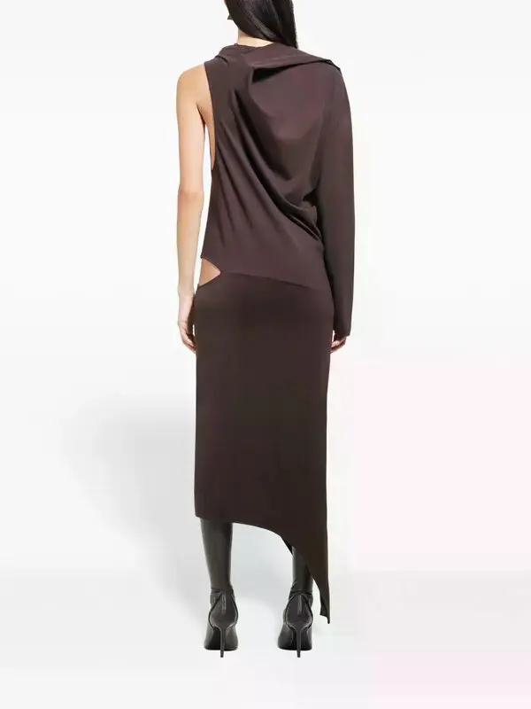 COURREGES Draped Cut-out Dress
