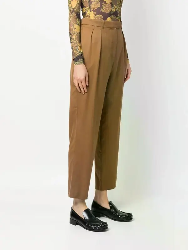 A.p.c. Pleated Cropped Trousers