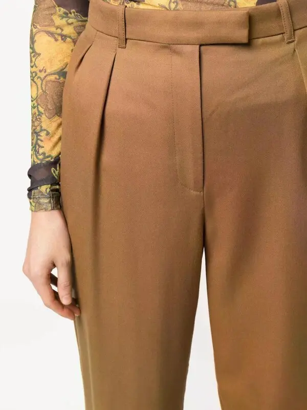 A.p.c. Pleated Cropped Trousers