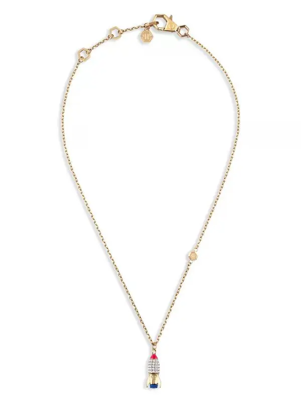 Philipp Plein Valentine Pendant Necklace - Gold
