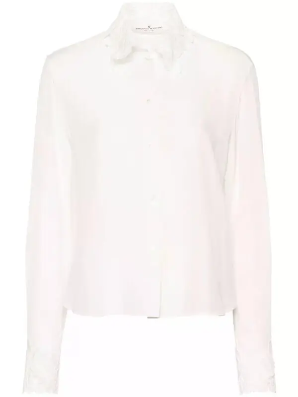 Ermanno Scervino Lace-collar Shirt