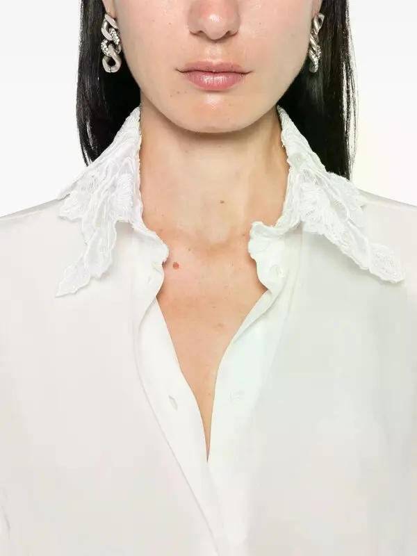 Ermanno Scervino Lace-collar Shirt