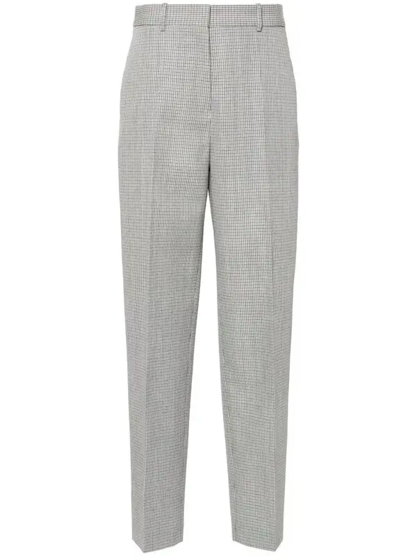 JIL SANDER Checked Tailored Trousers