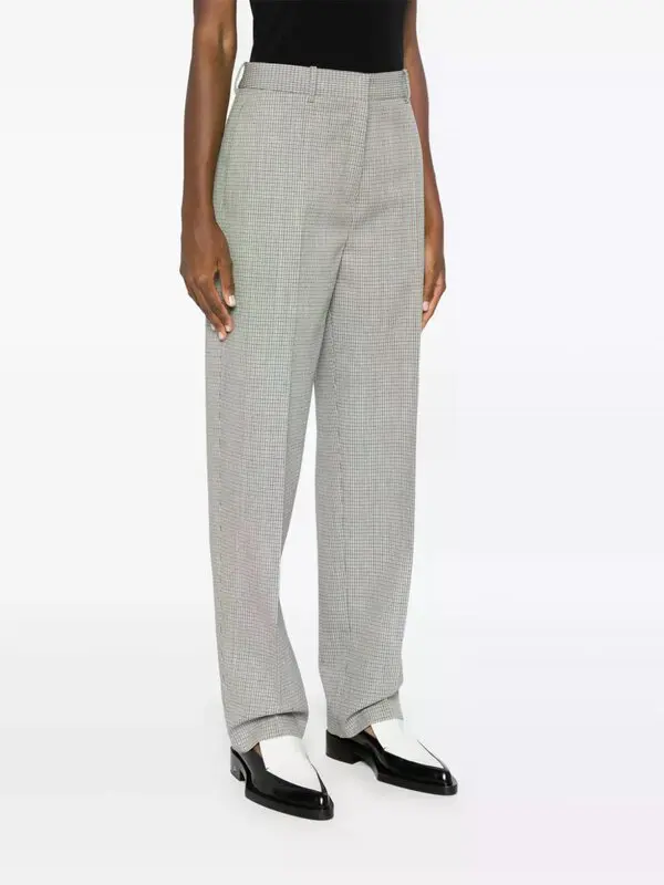 JIL SANDER Checked Tailored Trousers