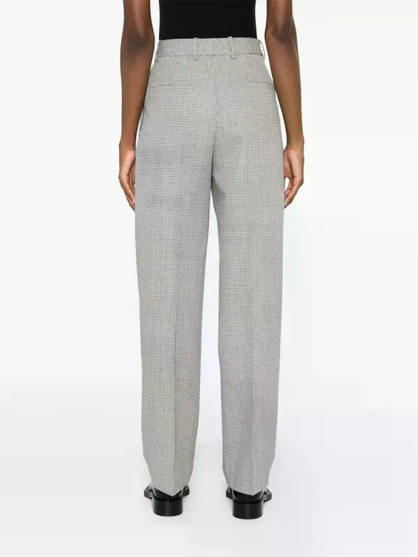 JIL SANDER Checked Tailored Trousers
