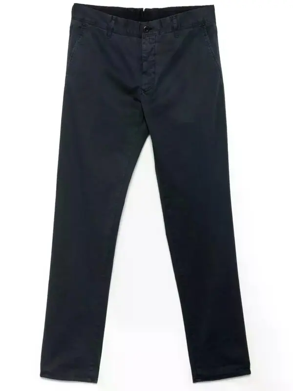 Incotex Cotton Chino Trousers - Blue
