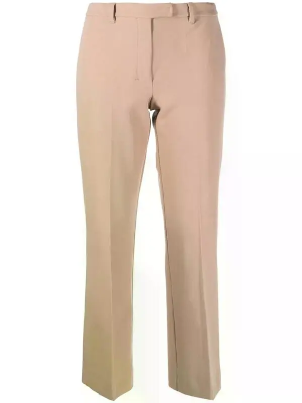 Max Mara Cropped Straight-leg Trousers - Neutrals