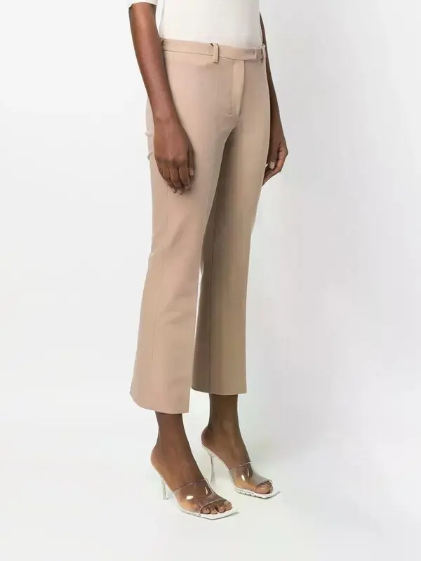 Max Mara Cropped Straight-leg Trousers - Neutrals
