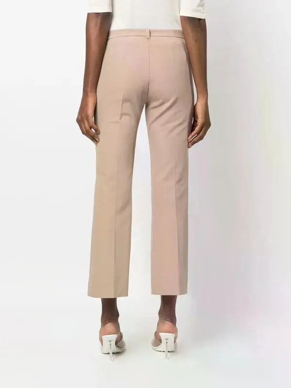 Max Mara Cropped Straight-leg Trousers - Neutrals
