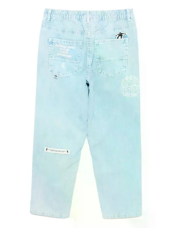 AAPE BY *A BATHING APE Corduroy Trousers - Blue