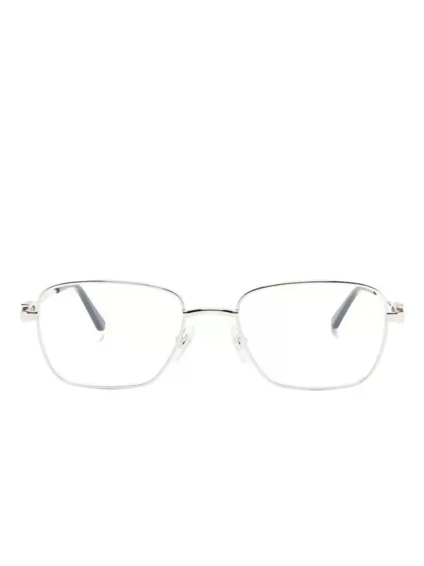Cartier Rectangle-frame Glasses - Silver