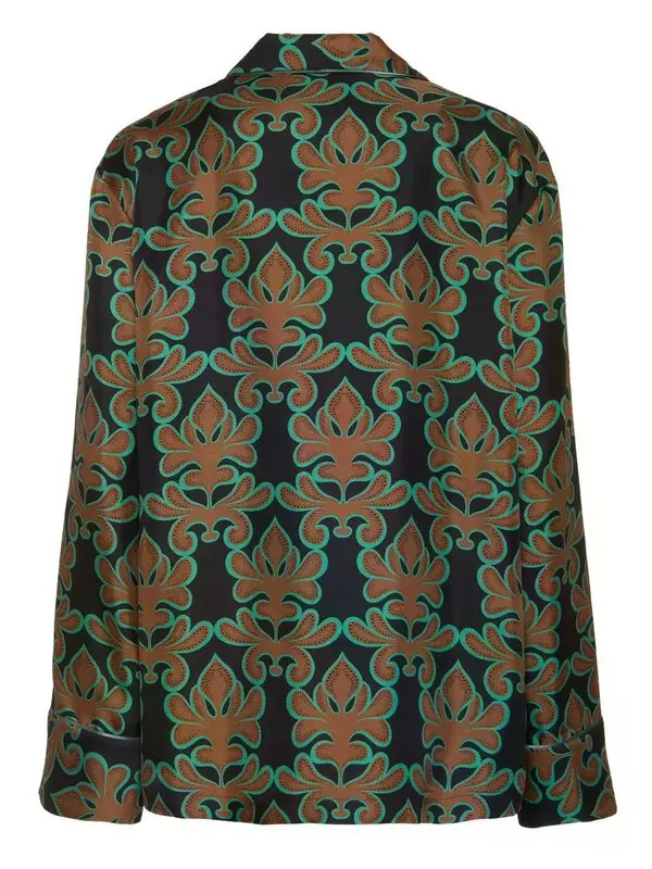 La DoubleJ Silk Camp Collar Shirt