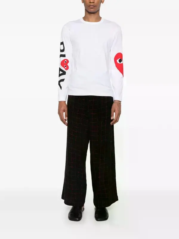 Play Comme Des Garcon Heart-print T-shirt