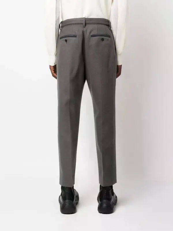 Sacai Wool Tailored Cropped Trousers