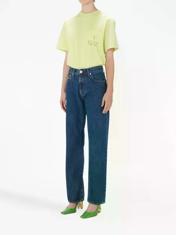 JW Anderson High-rise Straight-leg Jeans