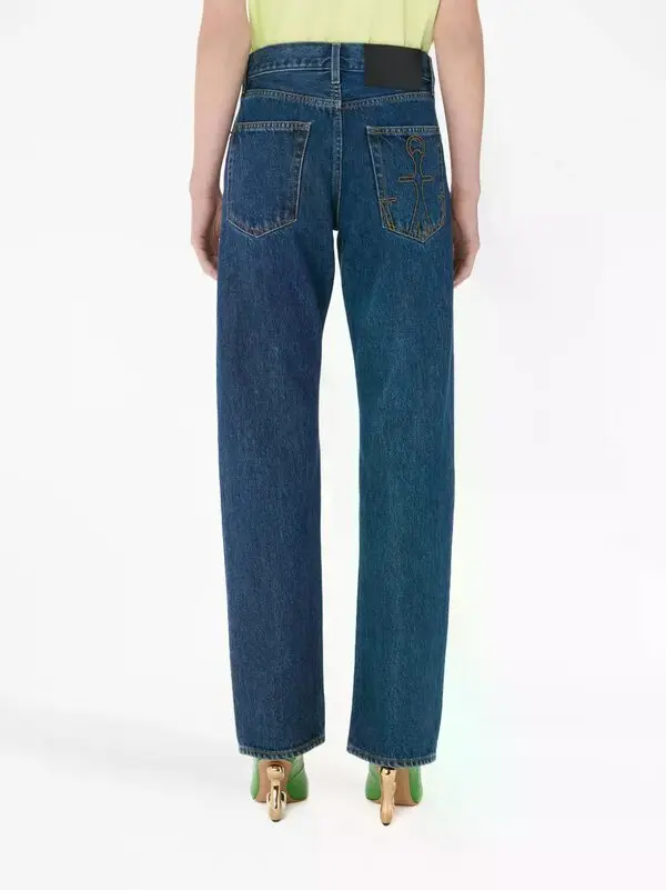 JW Anderson High-rise Straight-leg Jeans