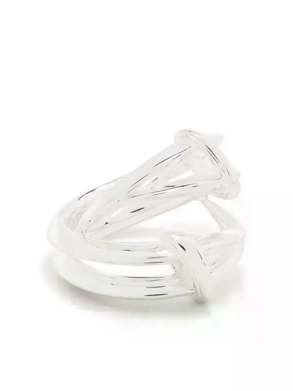 SHAUN LEANE Sabre Deco Sterling Ring - Silver