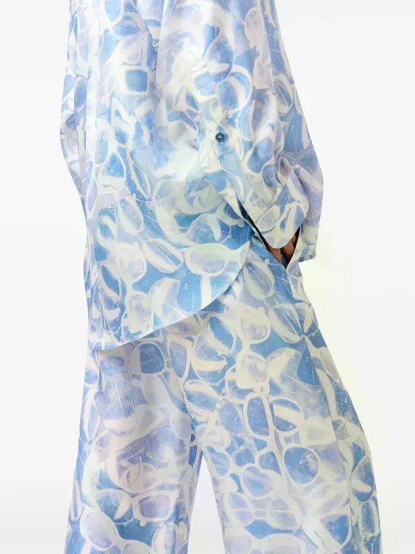 Stella McCartney Sunglasses Print Pajama Trousers